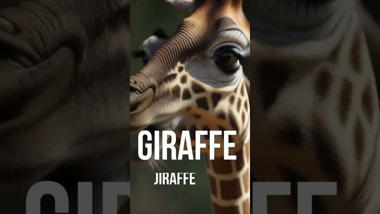 #shorts #English #inglés #palabras #giraffe #jirafa