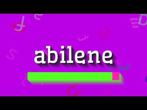 HOW TO PRONOUNCE ABILENE? #abilene