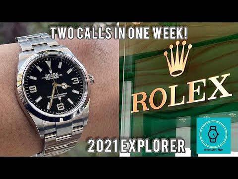 Two AD Calls in One Week! 2021 Rolex Explorer 124270