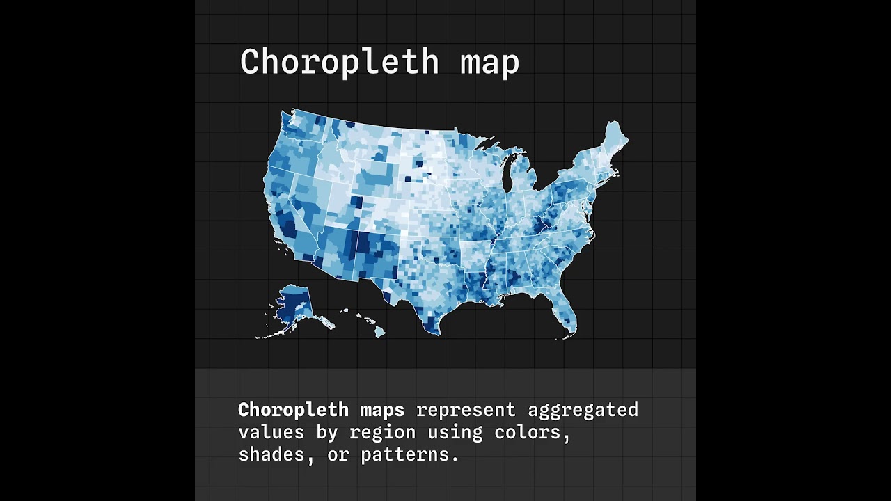 10 map types for visualizing spatial data