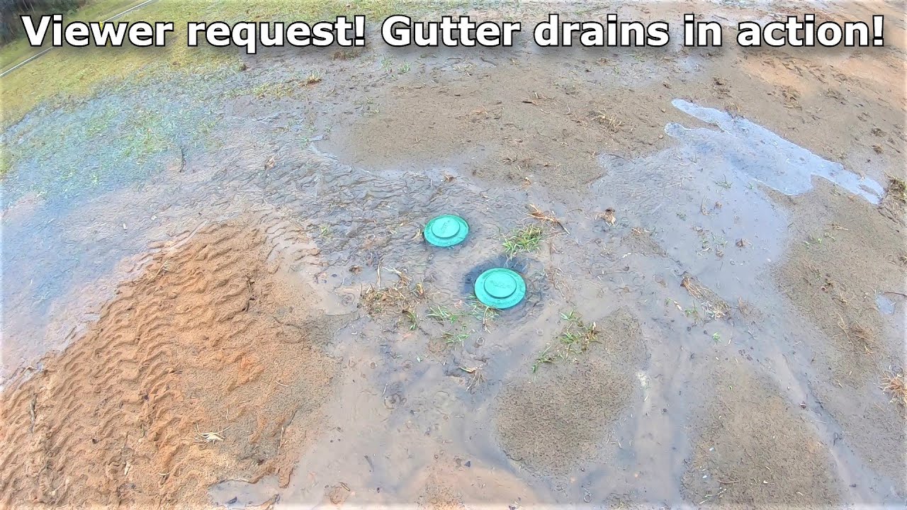Viewer requested gutter drains in action! #523