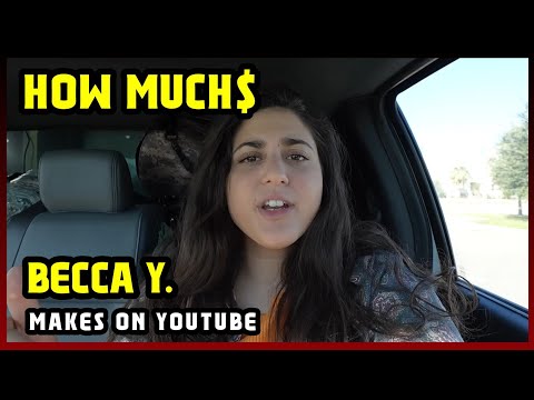 This Is How much money Becca Y.  makes on YouTube 2025