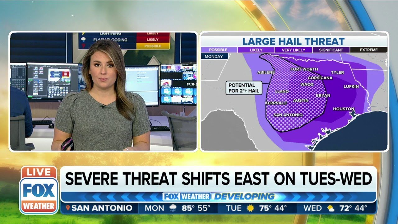 Damaging Winds, Large Hail, Tornadoes All Possible During Severe Weather Outbreak