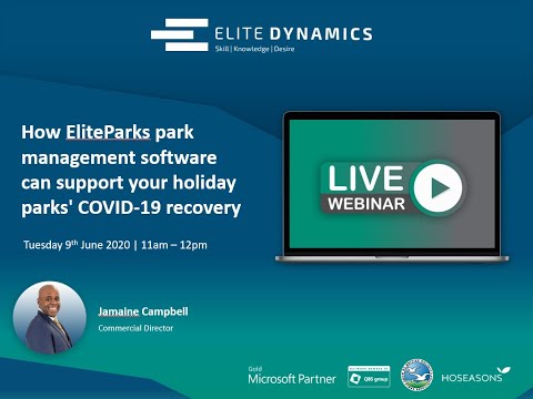 Elite Dynamics: EliteParks Webinar: Most Advanced Holiday Park Management Software | Elite Dynamics