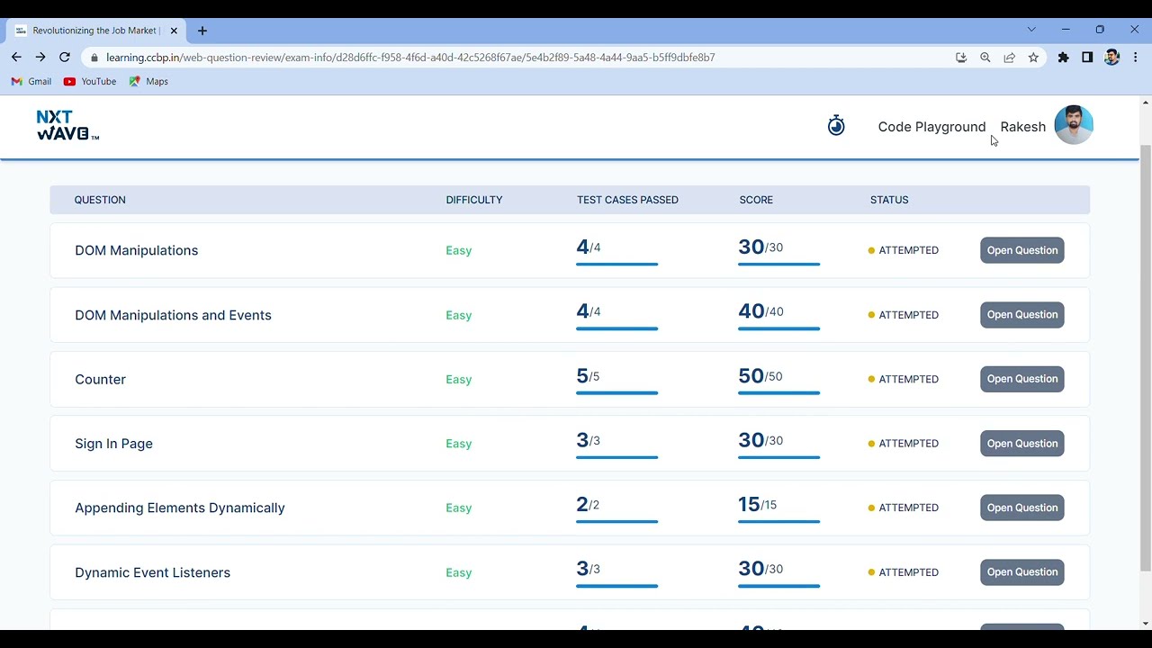 Coding Test - 1 CCBP NXTWAVE  | #javascript  #javascript_tutorial   |