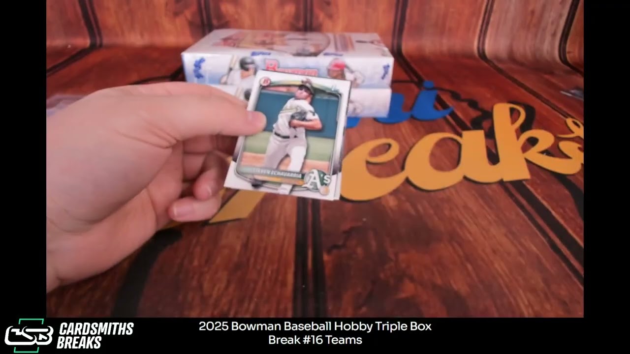 2025 Bowman Baseball Hobby Triple Box Break #16