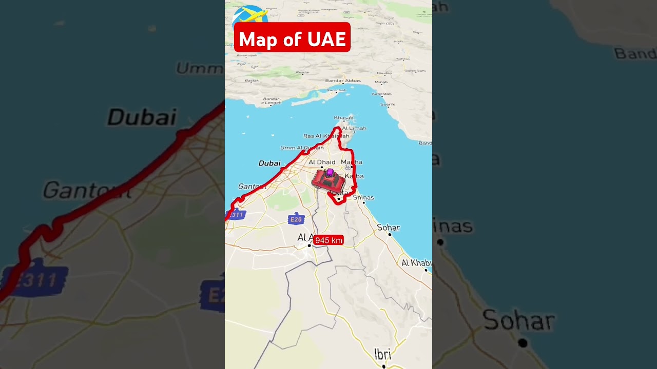 United Arab Emirates #uae #map#mapping #travel #tour #shorts #youtubeshorts #reels #viralshorts
