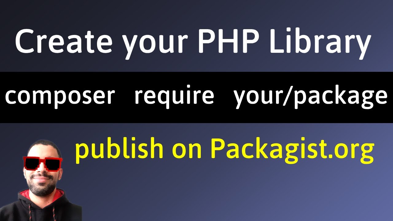 How to create a PHP library and publish it on packagist.org
