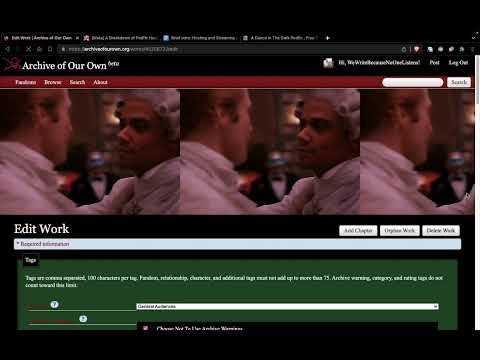 How to Upload Podfic to AO3 (Archive of Our Own) with Archive.org