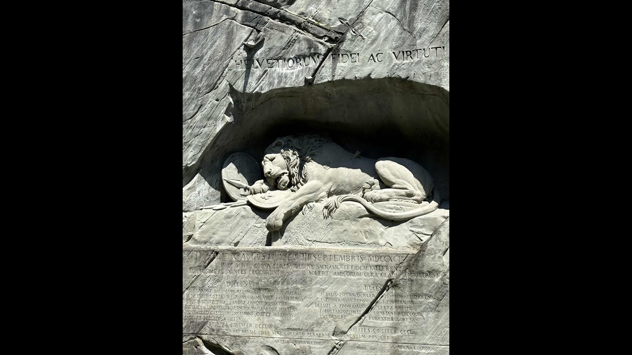 The Dying Lion of Lucerne.