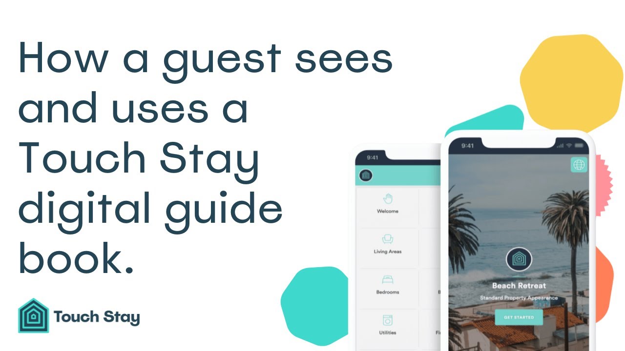 How a guest sees and uses Touch Stay Digital Guidebooks.