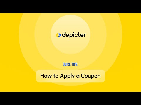 How to use a Depicter Coupon