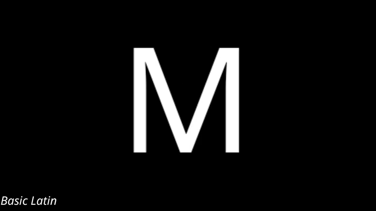 encodeunicode the movie: Basic Latin