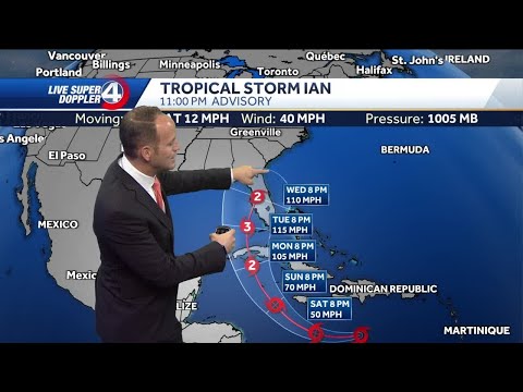 Tropical Storm Ian: Latest track and spaghetti models
