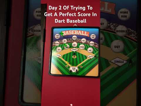 Day 2 of trying to get a perfect score in dart baseball