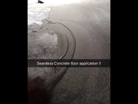 Micro concrete application Microcement // Micro concrete // Microtopping // Concrete flooring //