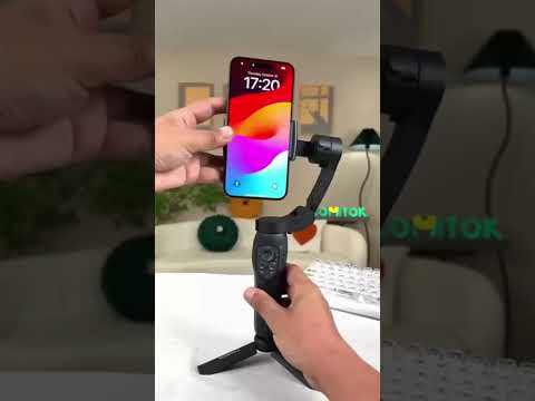 Say hello to the 3-Axis Mobile Phone Tripod Head. #PhoneTripod #VideoStabilizer #SmartTripod