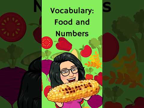 Vocabulary for kids: Food and Numbers #shorts #englishspeakingshorts #learnenglish