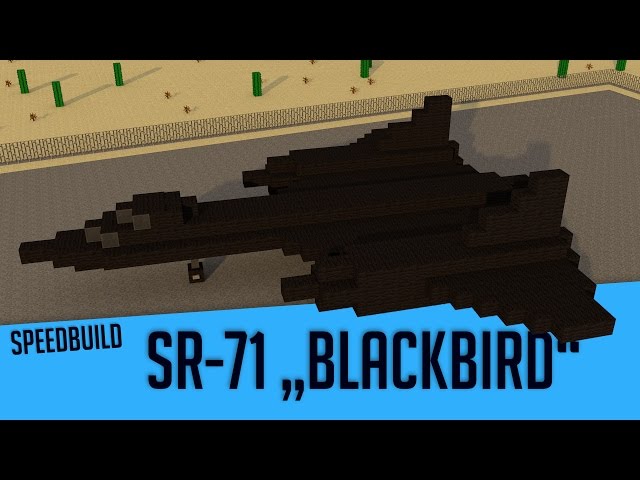 Lockheed SR-71 Blackbird Minecraft Map