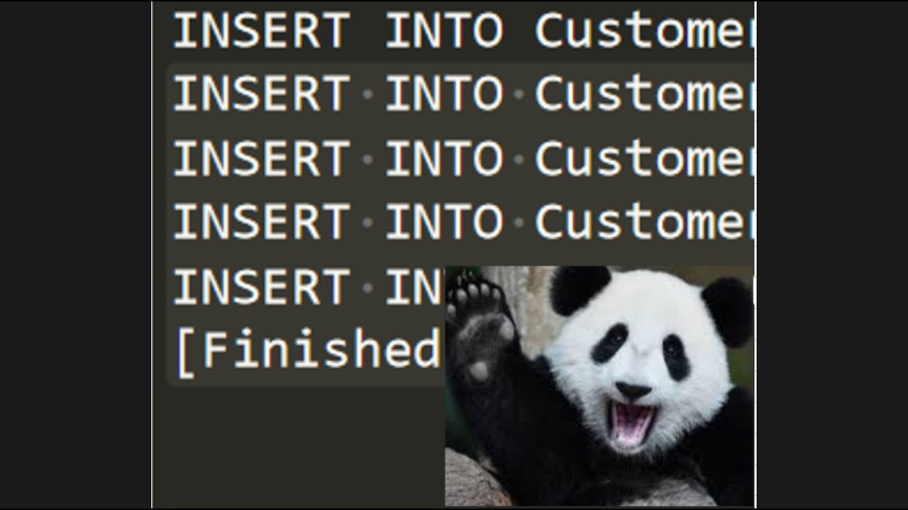 Generate SQL Insert Script with Python Pandas