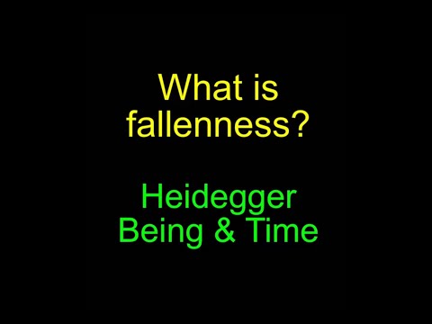 What is Fallenness | Heidegger | Being and Time #shorts