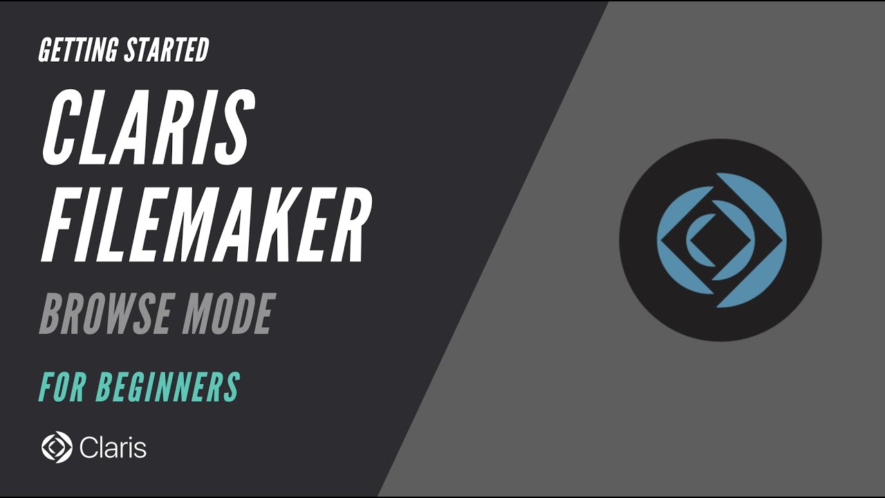 Getting Started with Claris FileMaker - Browse Mode