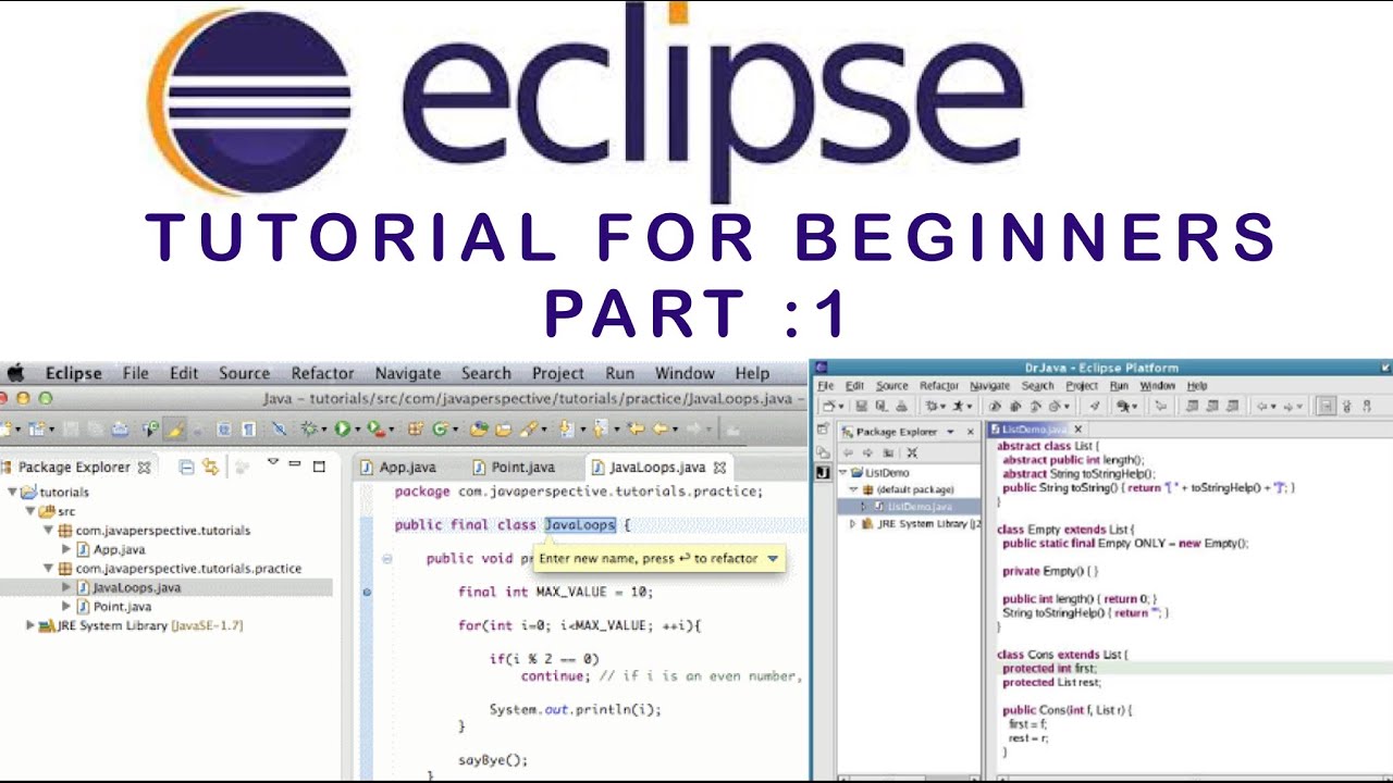 Eclipse Tutorial For Beginners Part-I
