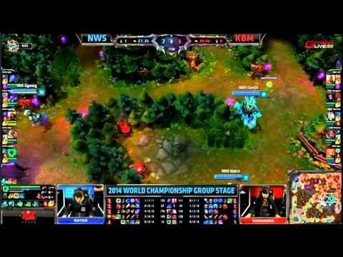 (影音)14-9-25 英雄聯盟 LOL LEAGUE OF LEGENDS S4 世界賽 NWS vs. KBM - LoL板 - Disp BBS