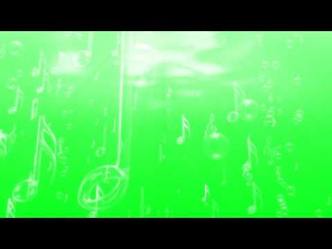 FREE HD Green Screen FLOATING MUSICAL SYMBOLS