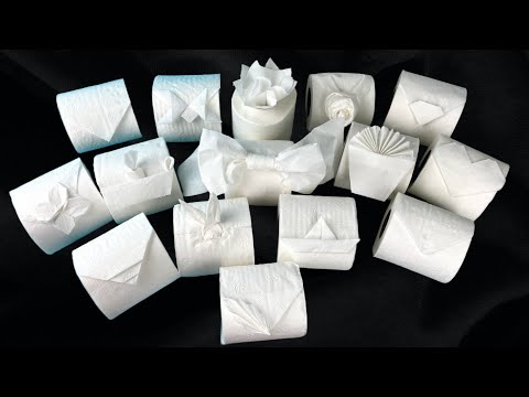 🧻 15 Beautiful Toilet Paper Origami Designs