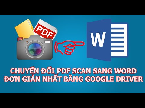 Cách Chuyển Đổi File PDF Scan Sang Word - How To Convert PDF Scan to Word Document