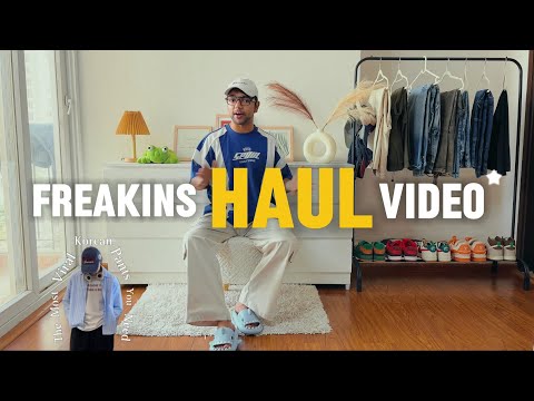 Viral korean pant 😍 | Freakins haul video | Cargos , jeans & more | #haul #clothing haul #youtube