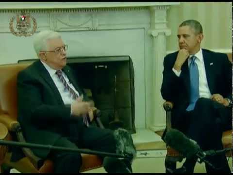 Press Statement by President Abbas with His US Counterpart Barrack Obama