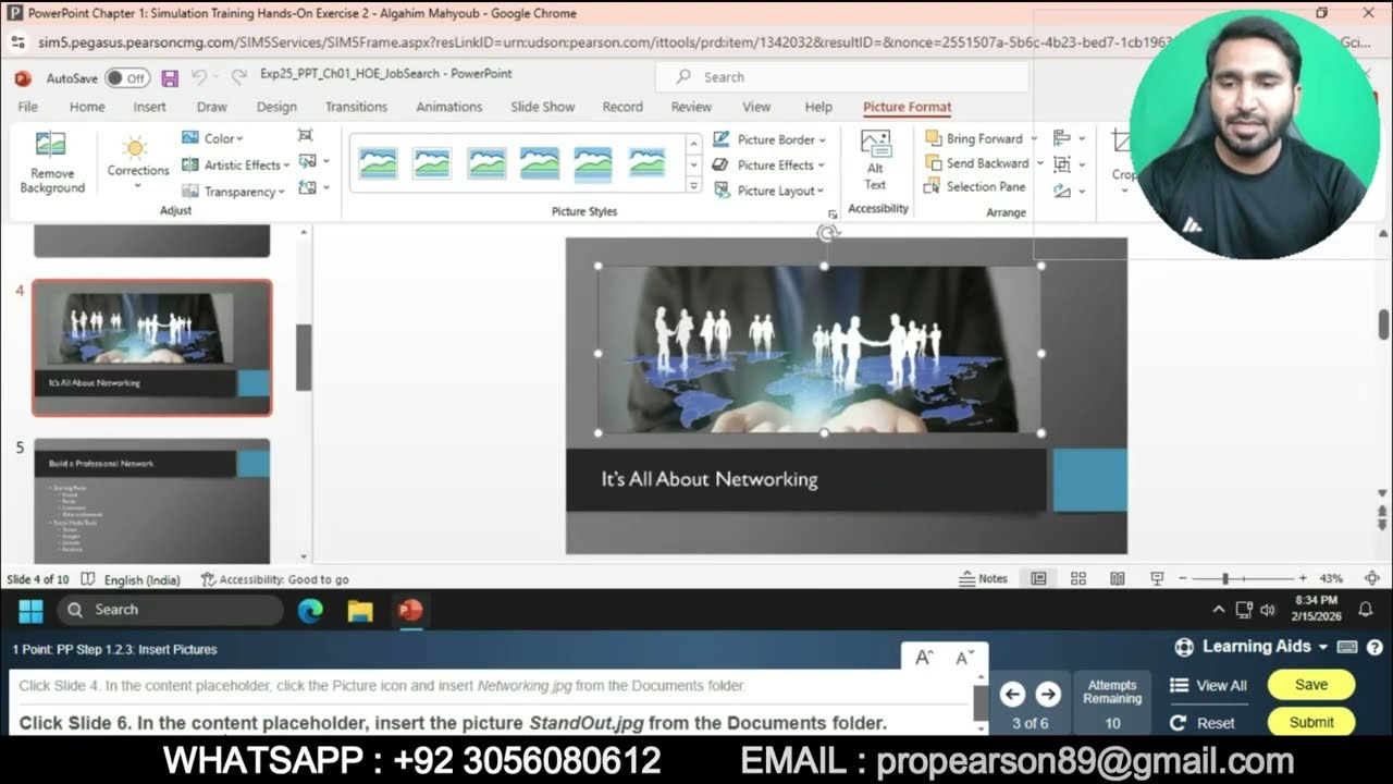 PowerPoint Chapter 1: Simulation Training Hands-On Exercise 2 | PowerPoint Chapter 1 Simulation