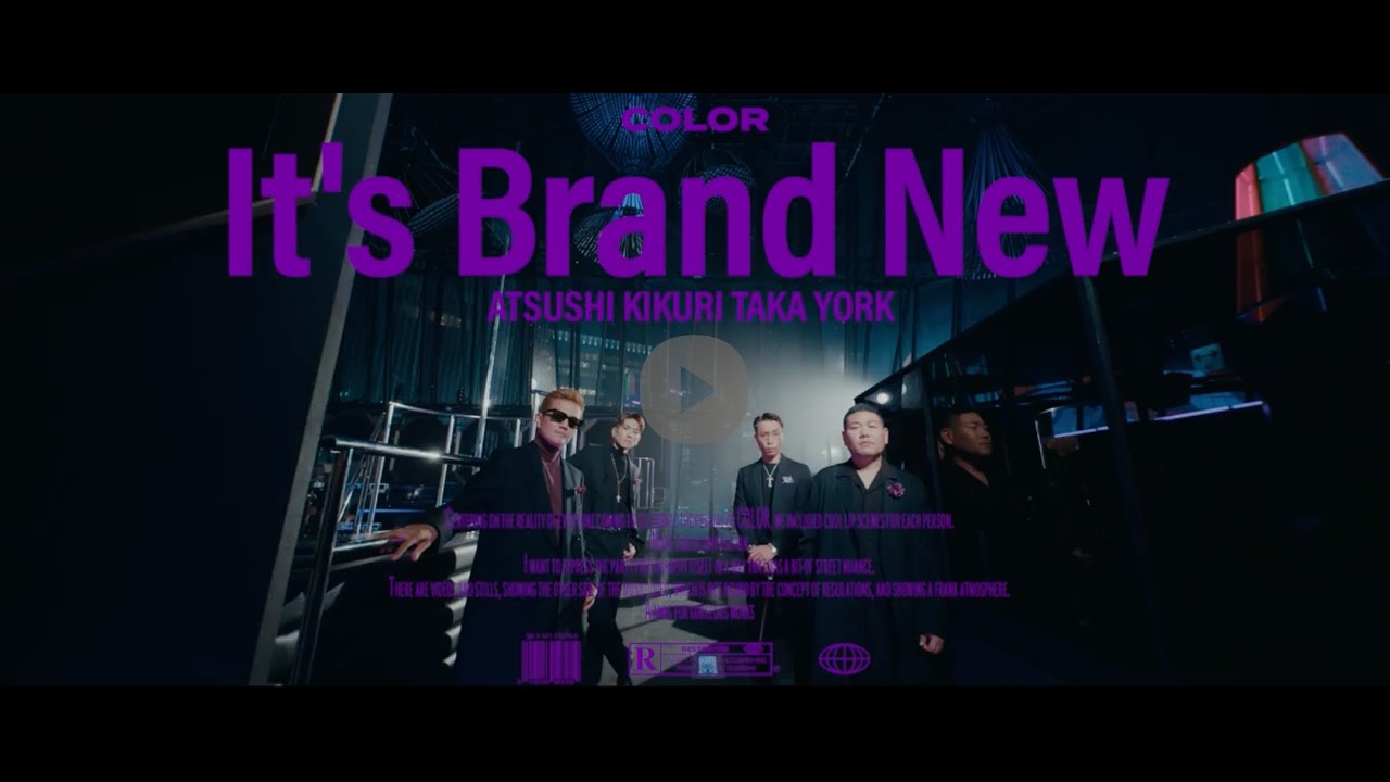 EXILE ATSUSHIを中心とした4人組コーラスグループ、初代COLORが再集結！ 約20年ぶりとなる新曲「It's Brand New ...