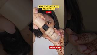 AFFORDABLE MARS FOUNDATION #ashortaday #makeup #youtubeshorts #foundation #highcoverage