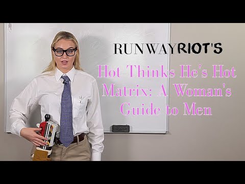 RunwayRiot's Hot Thinks He's Hot Matrix: A Woman's Guide to Men