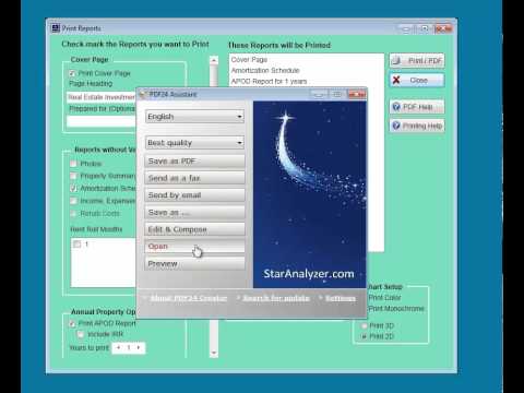Creating Star Analyzer Reports