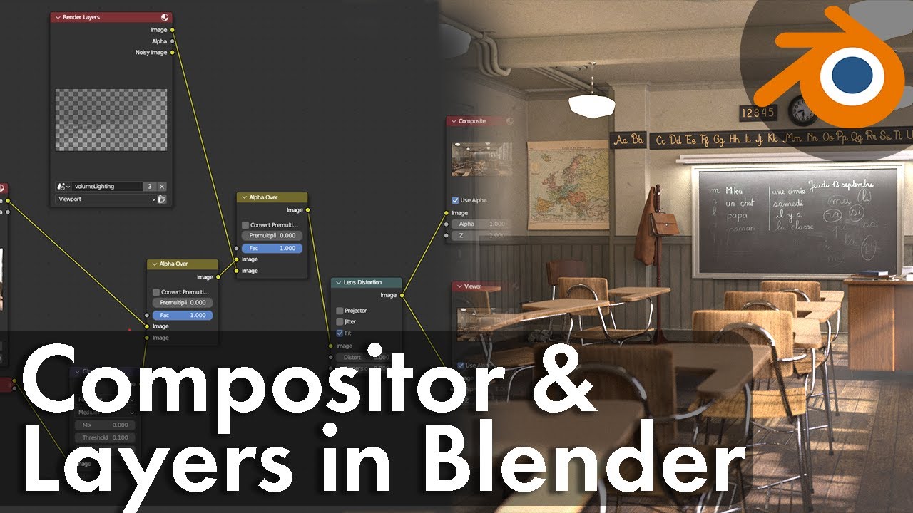 Blender Compositor Introduction | Using Layer for better Renders | Tutorial