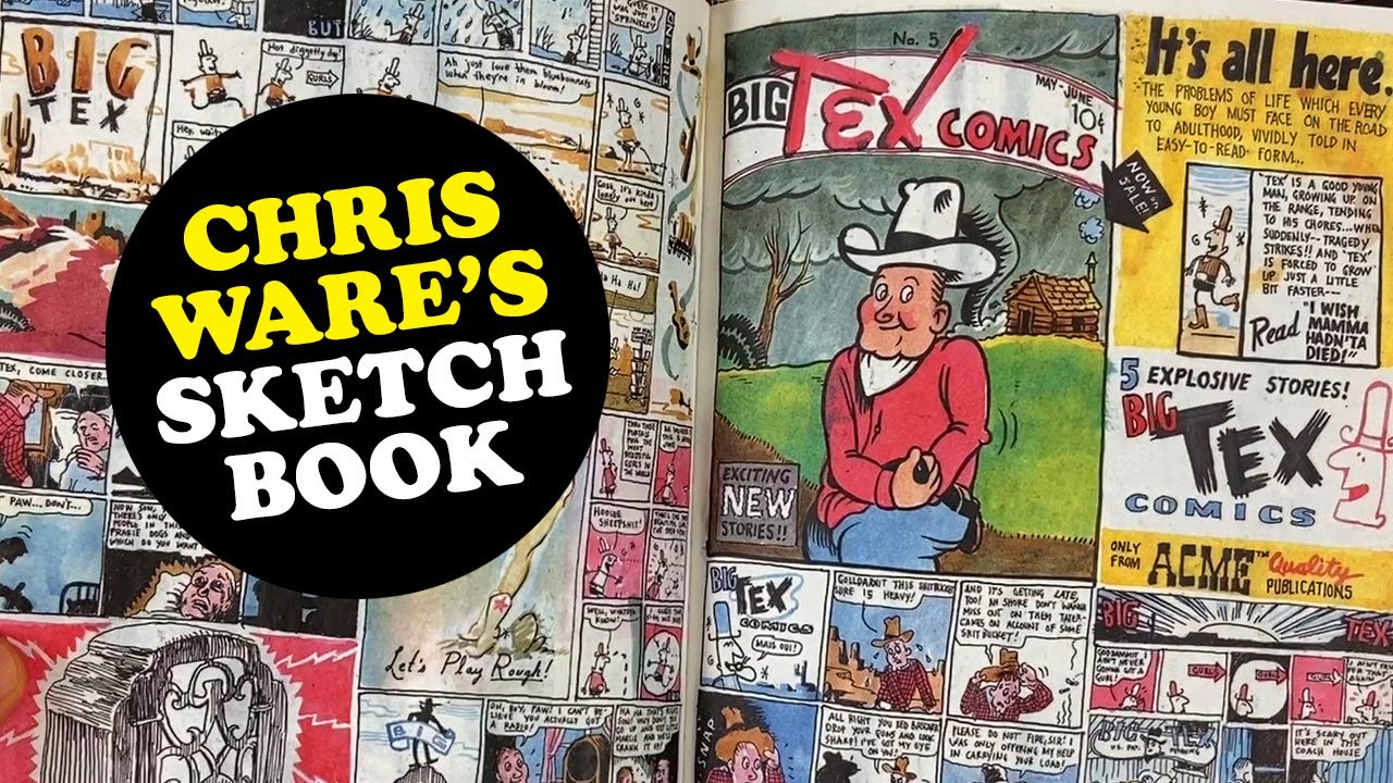 Chris Ware's Sketchbook Is Scary Great! The ACME Novelty Datebook Vol. 1! Drop Everything and Buy it