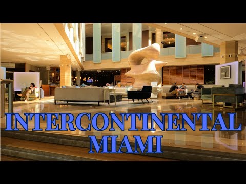 The Intercontinental Miami Hotel tour and review.