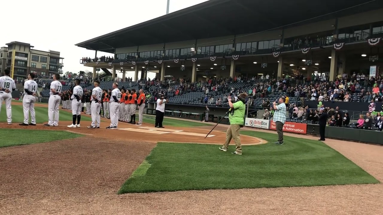 Ryan Brooks - National Anthem for Gwinnett Stripers