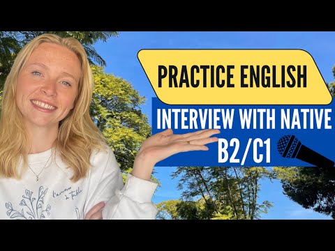 Can you understand this Native speaker? | Learn intermediate level English with an interview |