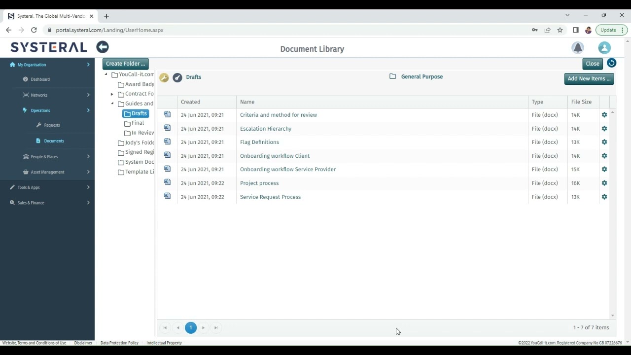 Platform Overview: Documents Library