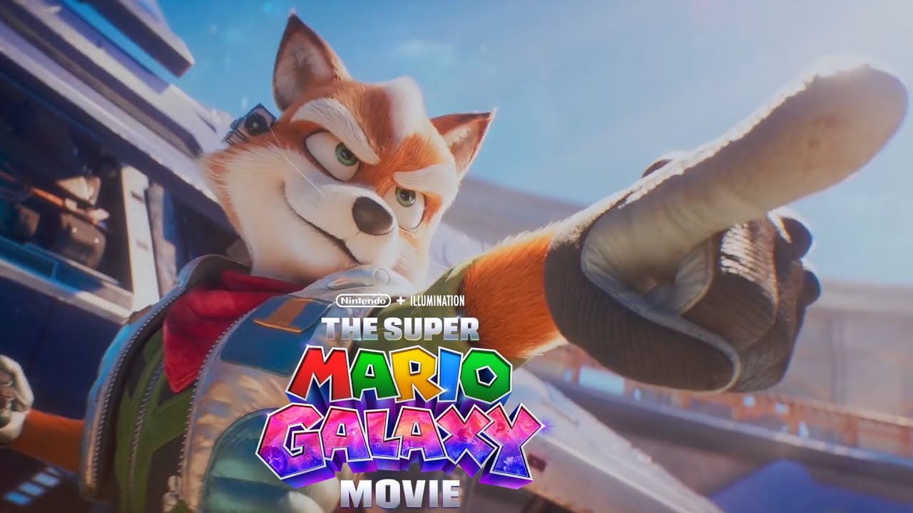 The introduction of Fox McCloud in The Super Mario Galaxy Movie⭐️🦊🔧