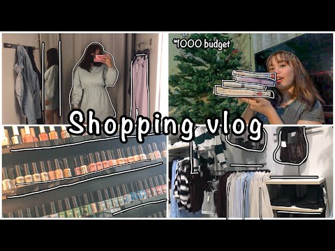 Shopping vlog |what I’ve got for 1k budget | Sm seaside Cebu (clothes, books, ribbons, clips..)