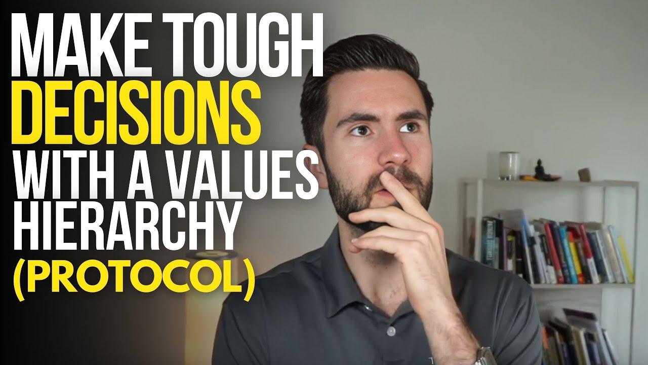 Make tough decisions with a values hierarchy. (Protocol)