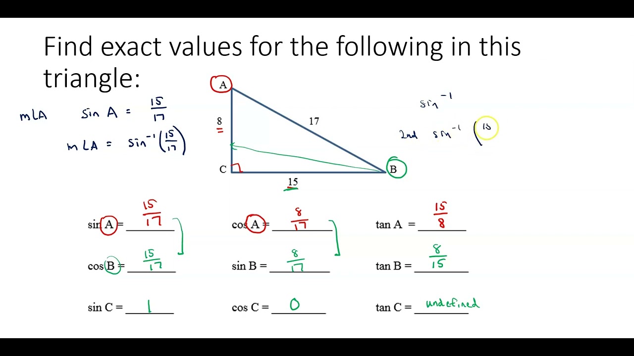 Section 4.3 Right Triangle Trigonometry