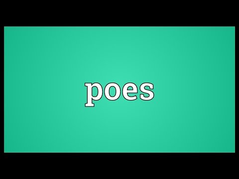 Poes Meaning