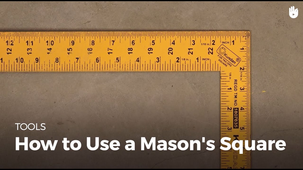 How to Use a Mason Square - How to Be a Mason | Sikana